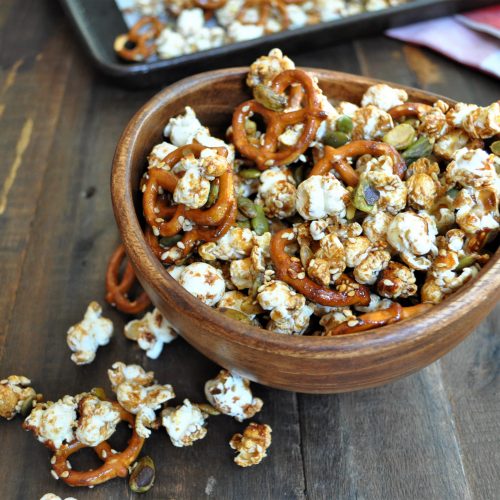 Savory Sesame Snack Mix — Featherstone Nutrition