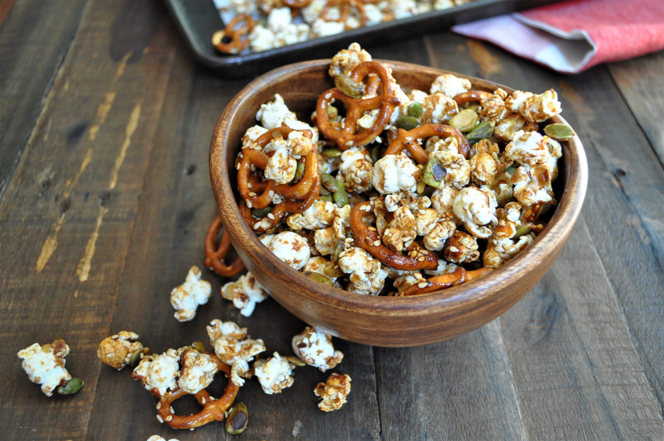 Savory Sesame Snack Mix — Featherstone Nutrition