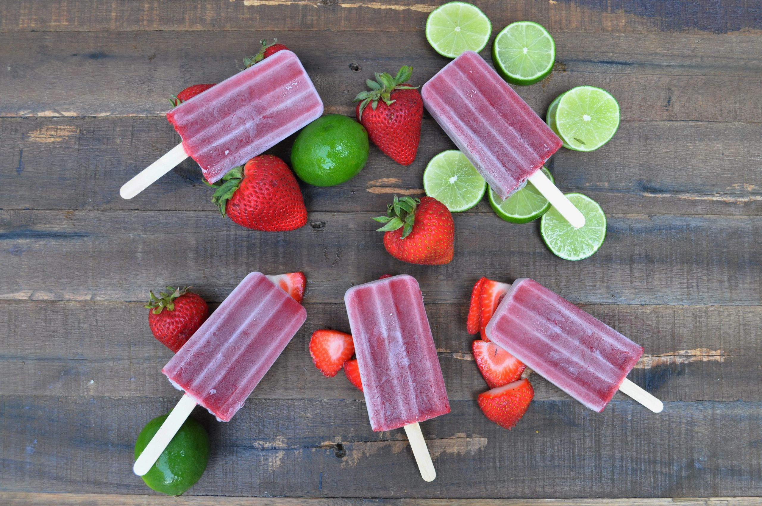 Strawberry Cherry Lime Popsicles — Featherstone Nutrition