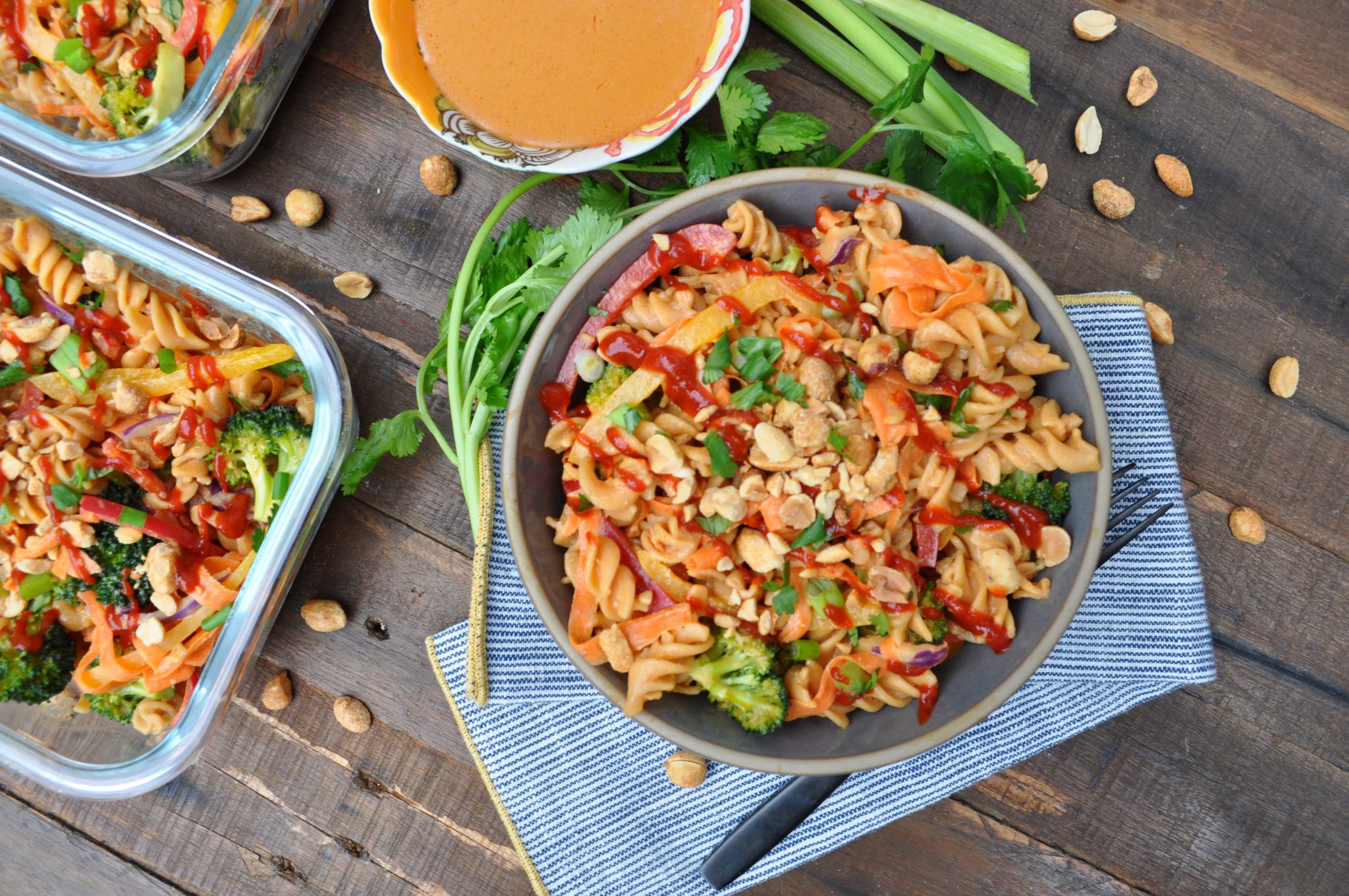 Thai Peanut Pasta Salad — Featherstone Nutrition