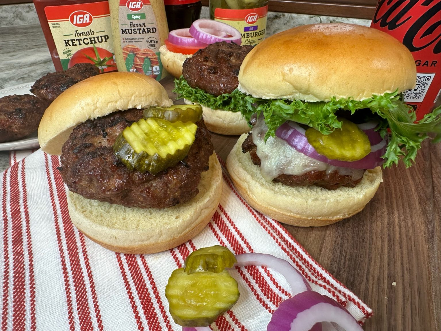 Sweet BBQ Onion Burgers — Featherstone Nutrition