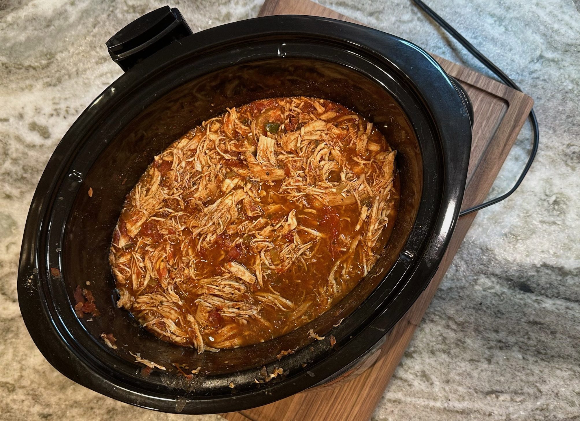 Slow Cooker Chipotle Shredded Chicken — Featherstone Nutrition