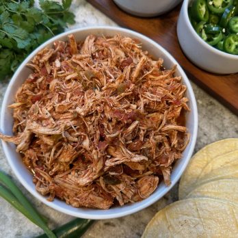 Slow Cooker Chipotle Shredded Chicken — Featherstone Nutrition