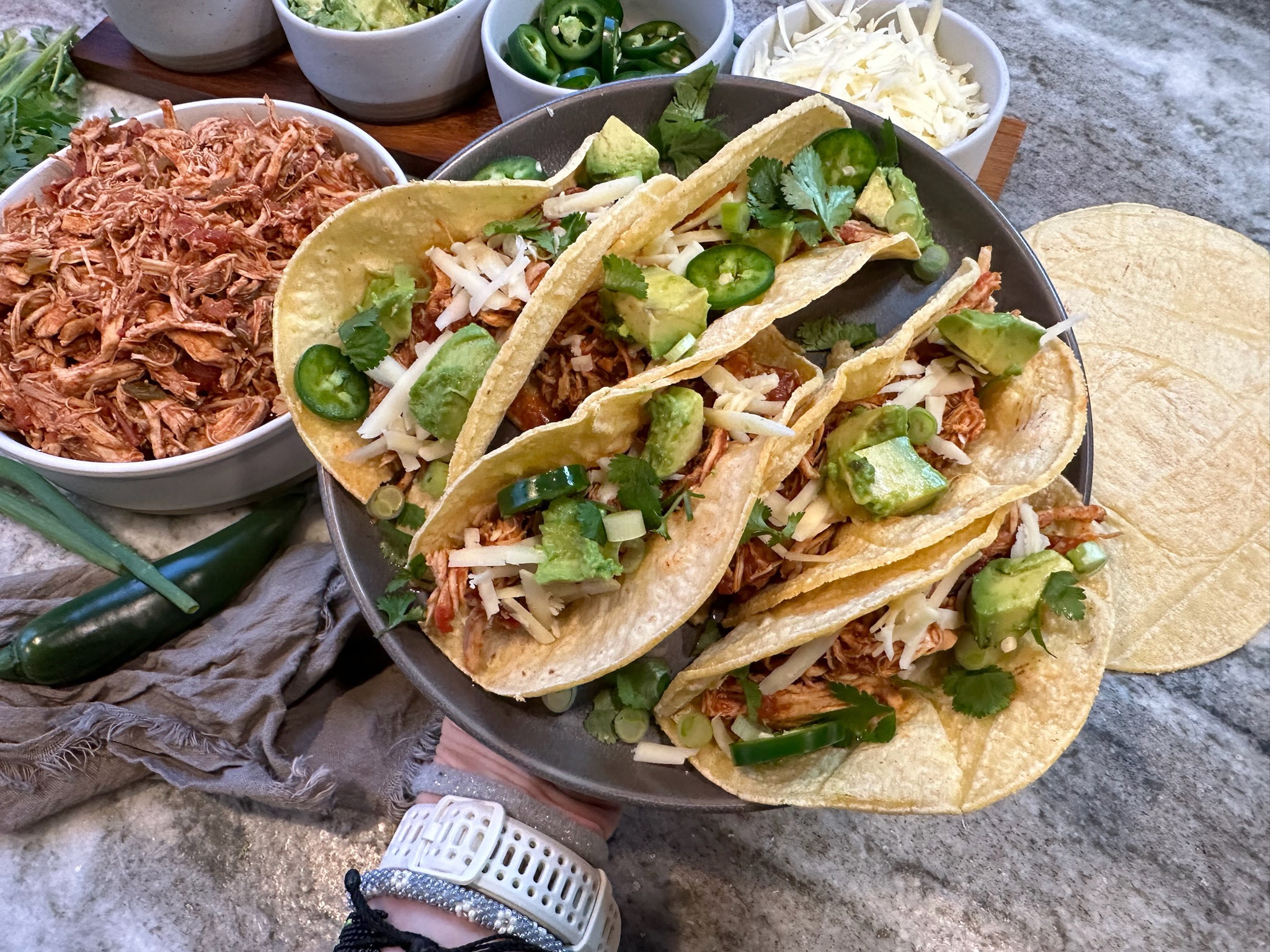 Slow Cooker Chipotle Shredded Chicken — Featherstone Nutrition